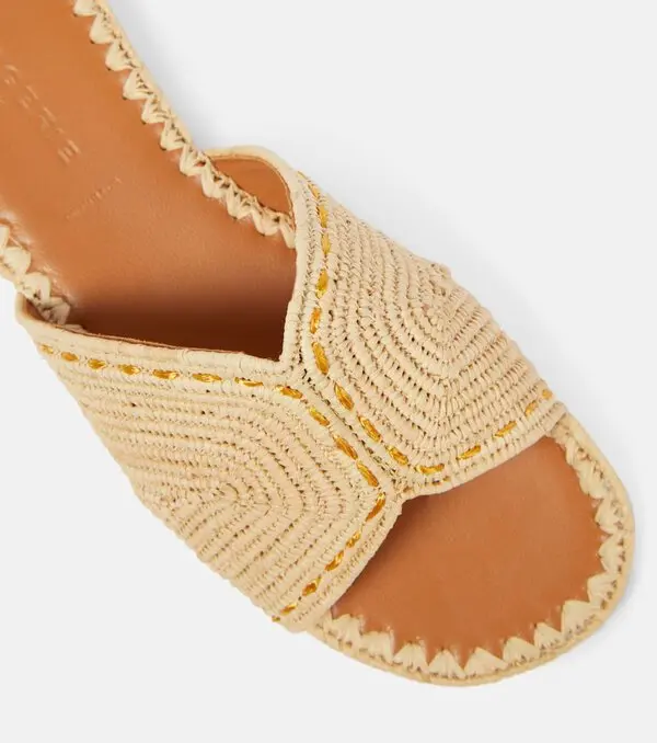 Clergerie Ineni Raffia Slides