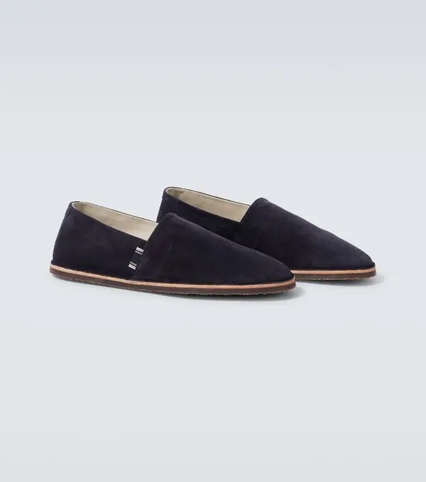 Brunello Cucinelli Suede Espadrilles - Blue