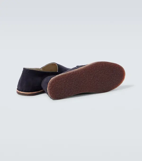 Brunello Cucinelli Suede Espadrilles - Blue