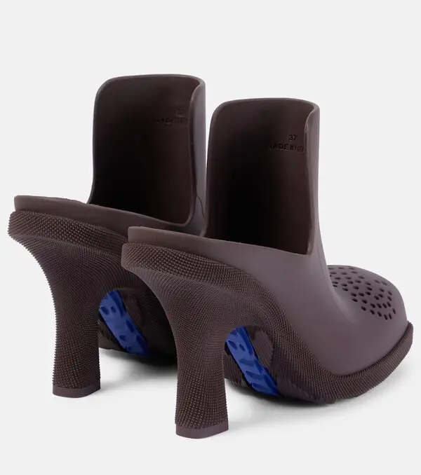 Burberry Barbican Mules - Red