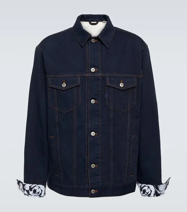 Burberry Denim Trucker Jacket - Blue