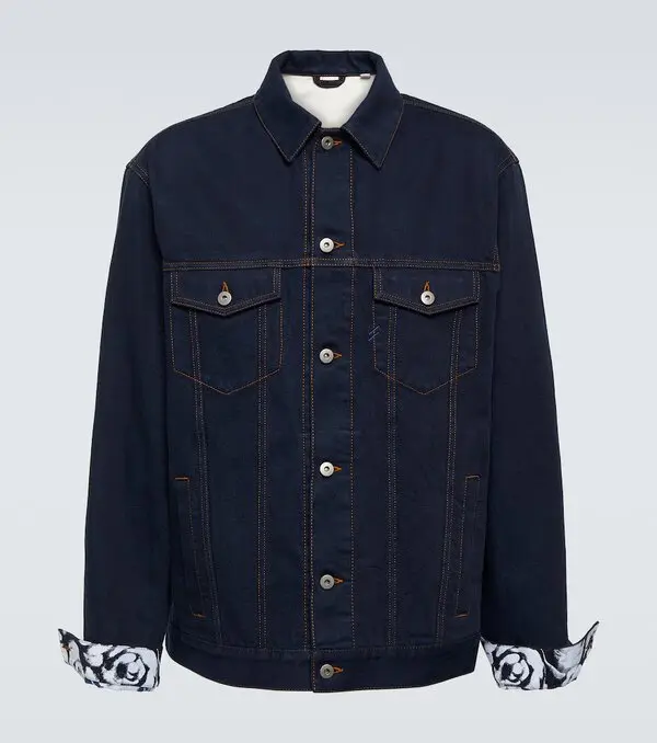 Burberry Denim Trucker Jacket - Blue