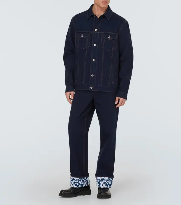 Burberry Denim Trucker Jacket - Blue