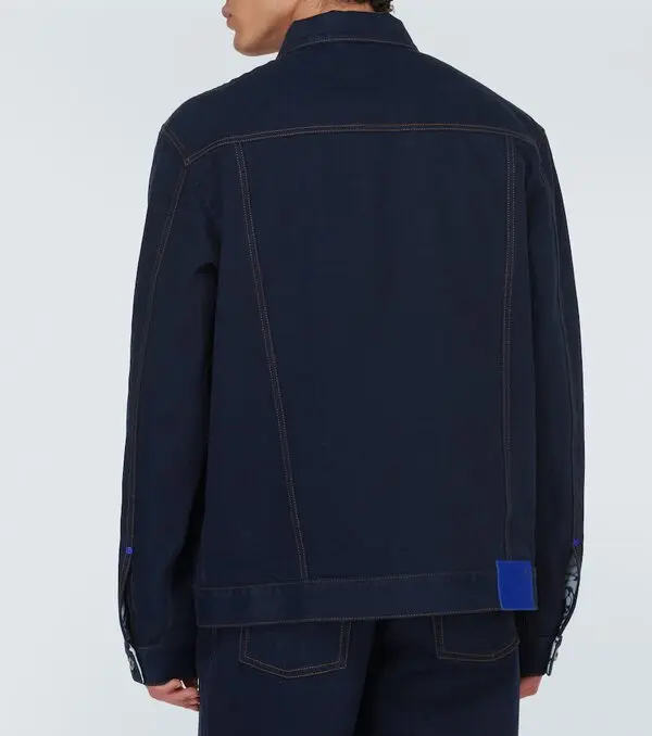 Burberry Denim Trucker Jacket - Blue