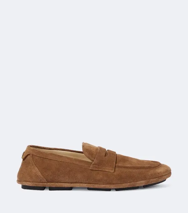 Dolce & Gabbana Suede Penny Loafers