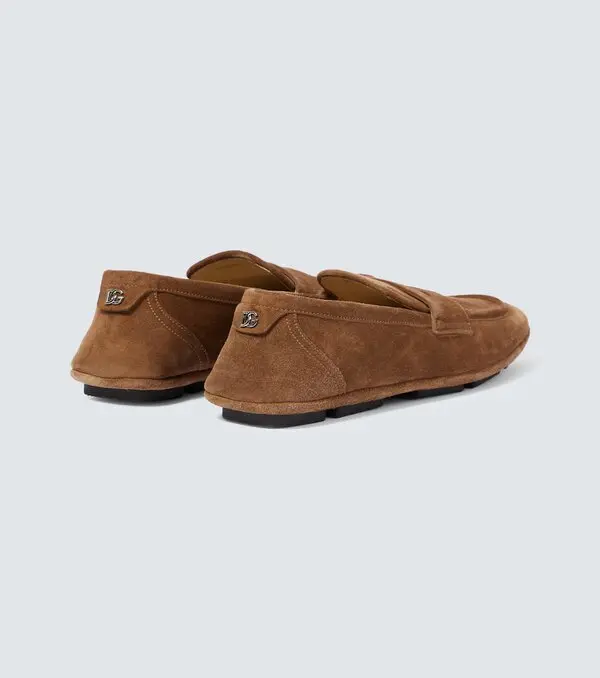 Dolce & Gabbana Suede Penny Loafers