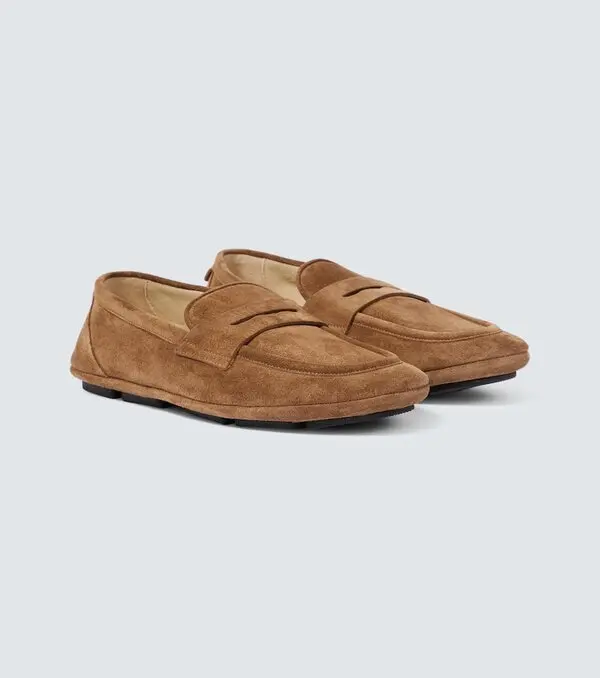 Dolce & Gabbana Suede Penny Loafers