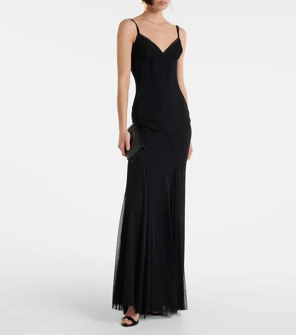 Dolce & Gabbana Satin Corset Dress