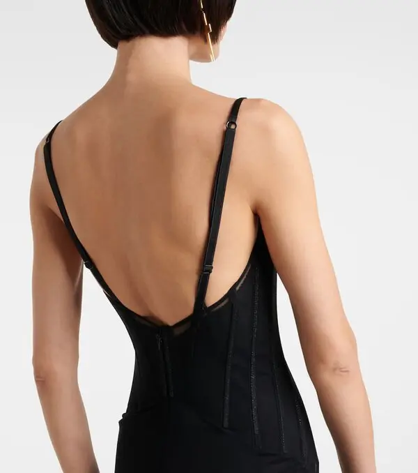 Dolce & Gabbana Satin Corset Dress