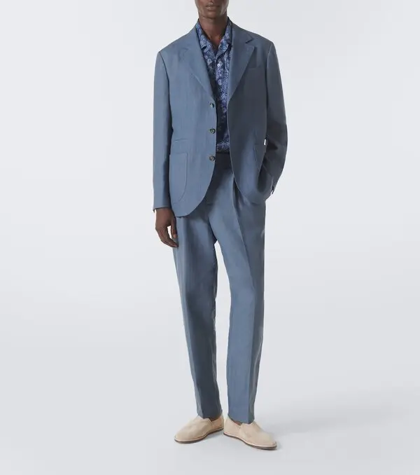 Brunello Cucinelli Suede Slip-on Shoes
