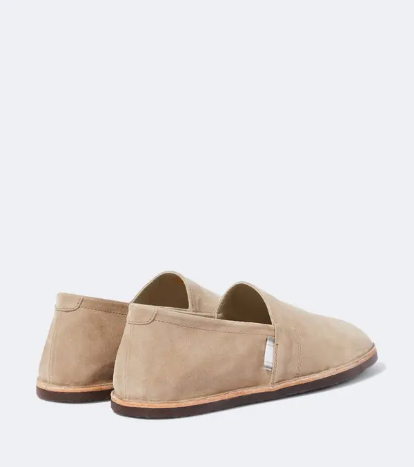 Brunello Cucinelli Suede Slip-on Shoes