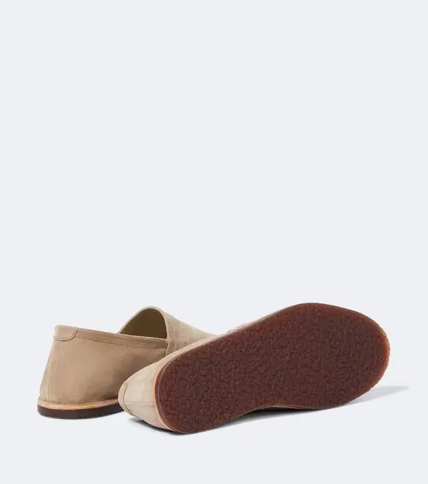 Brunello Cucinelli Suede Slip-on Shoes