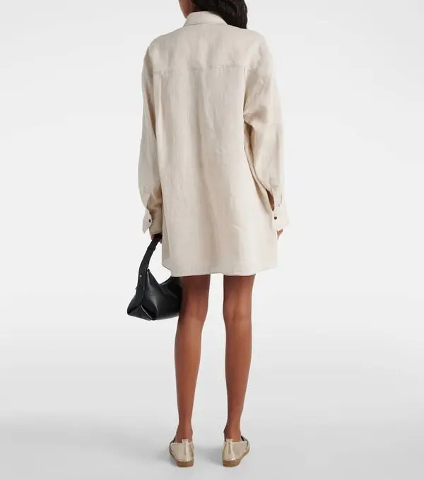 Brunello Cucinelli Oversized Linen Shirt