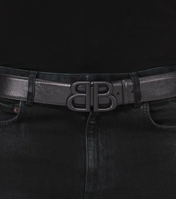 Balenciaga Monaco Bb Leather Belt