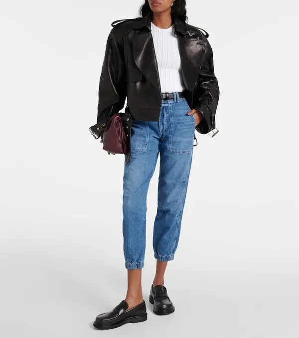 Citizens Of Humanity Agni Mid-rise Tapered Pants