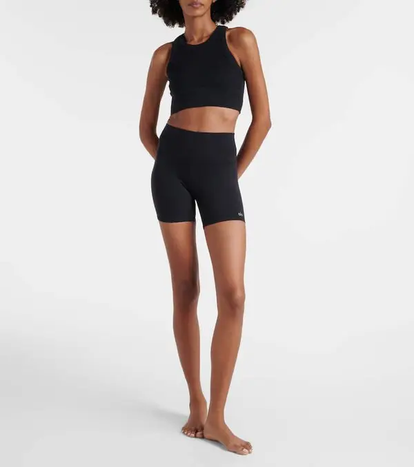 Alo Yoga Airbrush High-rise Biker Shorts