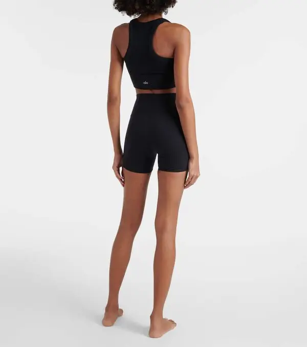 Alo Yoga Airbrush High-rise Biker Shorts