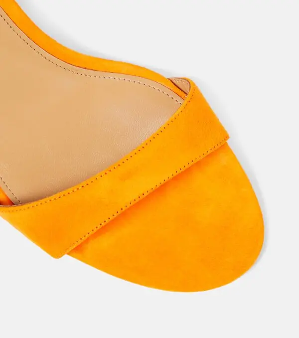 AQUAZZURA Alu Tasseled Suede Sandals