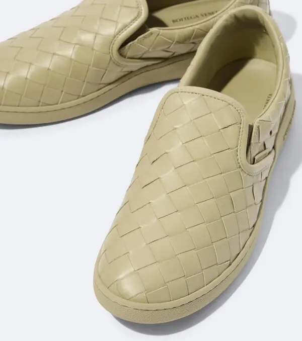 Bottega Veneta Intrecciato Sneakers - Beige