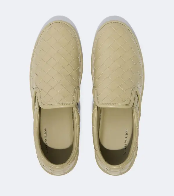 Bottega Veneta Intrecciato Sneakers - Beige