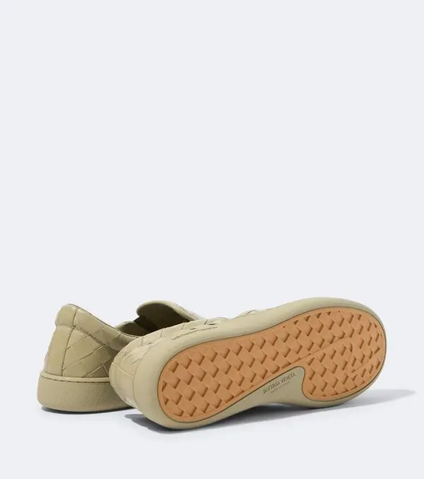 Bottega Veneta Intrecciato Sneakers - Beige