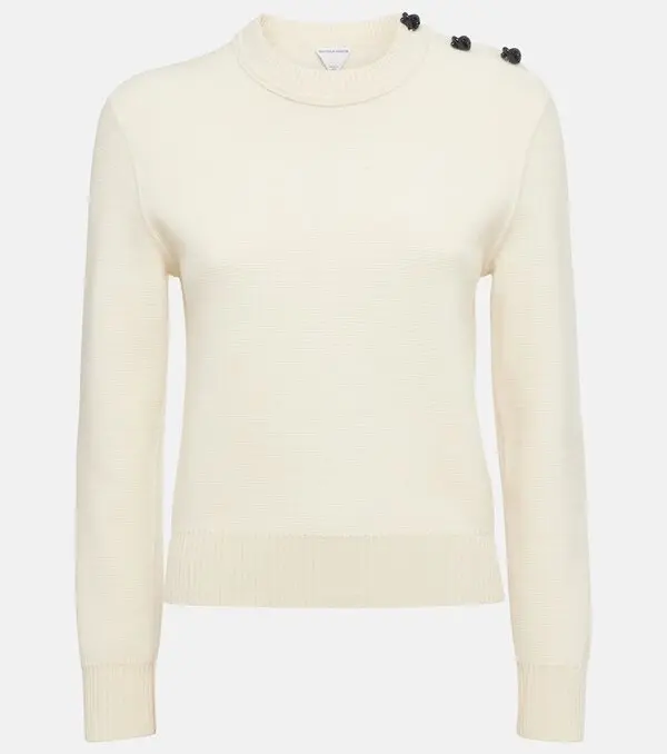 Bottega Veneta Wool Sweater - White
