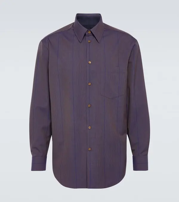 Burberry Striped Wool Shirt