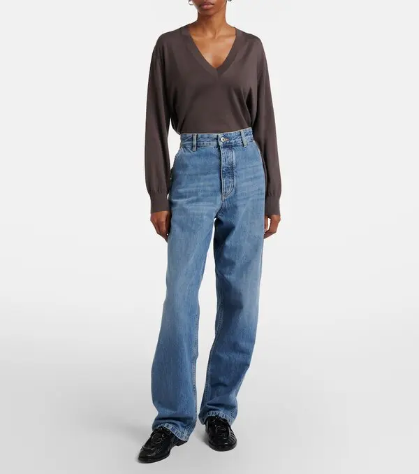Bottega Veneta Mid-rise Cargo Jeans