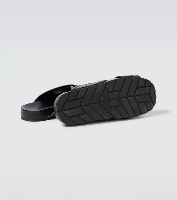 Bottega Veneta Tarik Intrecciato Leather Sandals