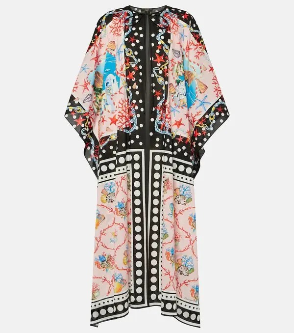 Dolce & Gabbana Capri Printed Cotton Kaftan - Multicoloured
