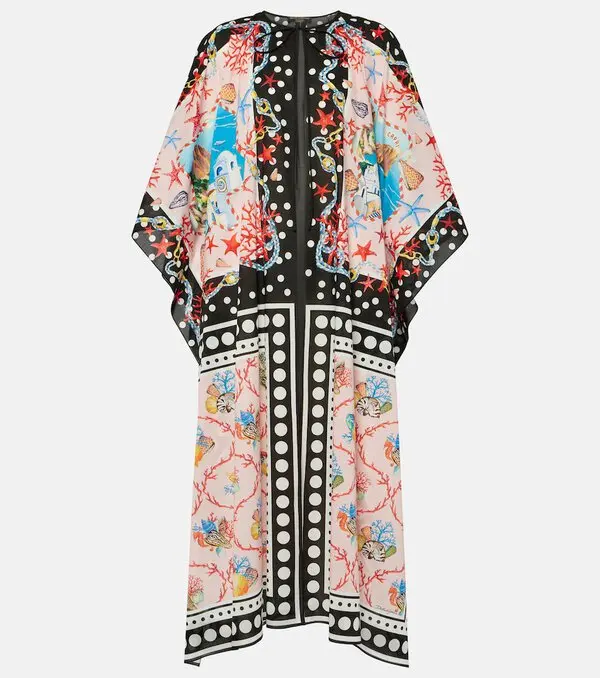 Dolce & Gabbana Capri Printed Cotton Kaftan - Multicoloured