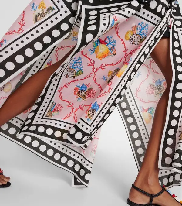 Dolce & Gabbana Capri Printed Cotton Kaftan