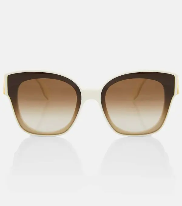Fendi Square Sunglasses - White