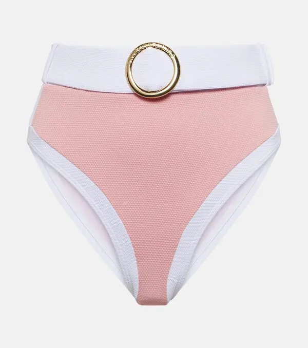 ALEXANDRA MIRO Whitney High-rise Bikini Bottom - Pink