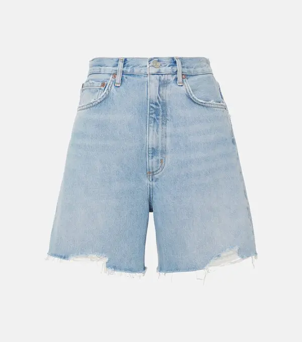 AGOLDE Stella High-rise Denim Shorts