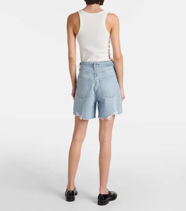 AGOLDE Stella High-rise Denim Shorts