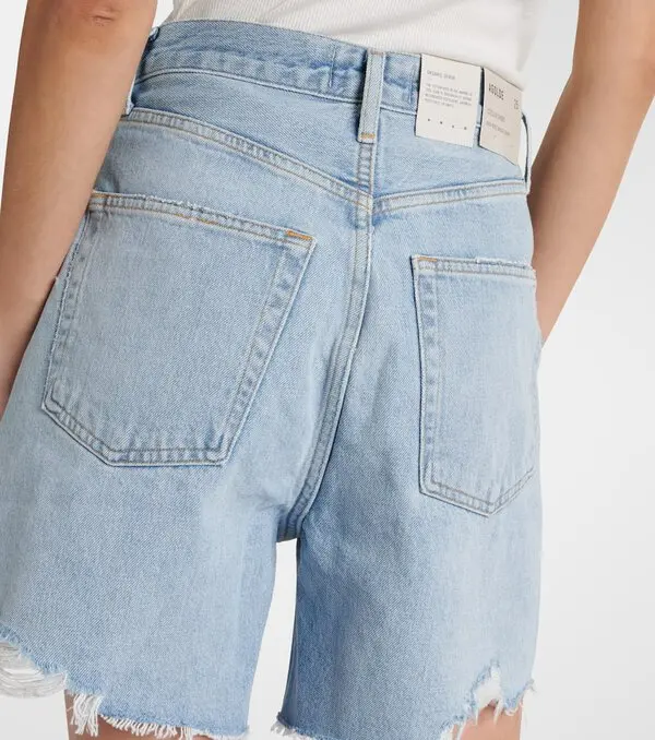 AGOLDE Stella High-rise Denim Shorts