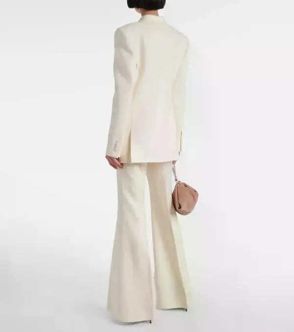 Gabriela Hearst Gavin Double-breasted Blazer - White