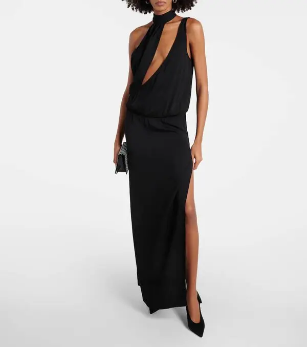 Christopher Esber Draped Halterneck Gown