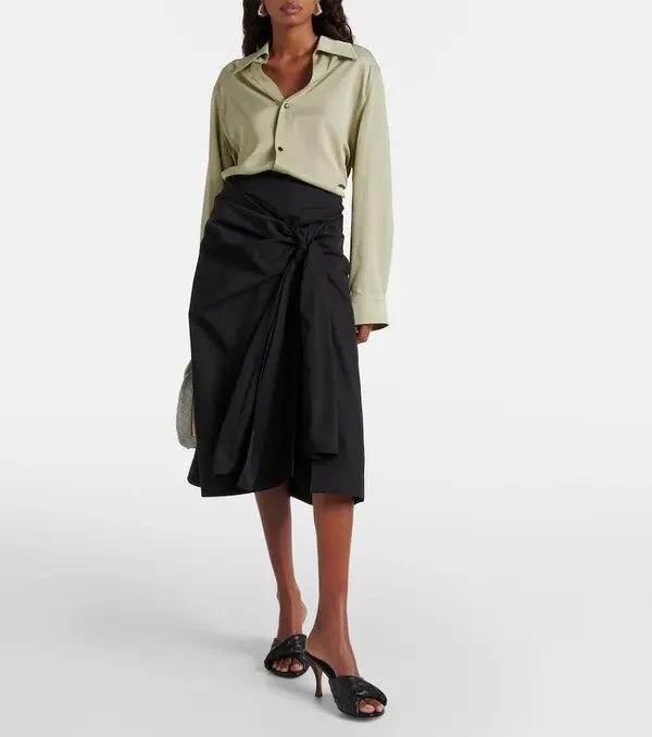 Bottega Veneta Lamb Leather Mules - Black