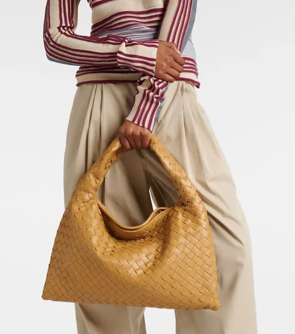 Bottega Veneta Hop Small Shoulder Bag - Brown