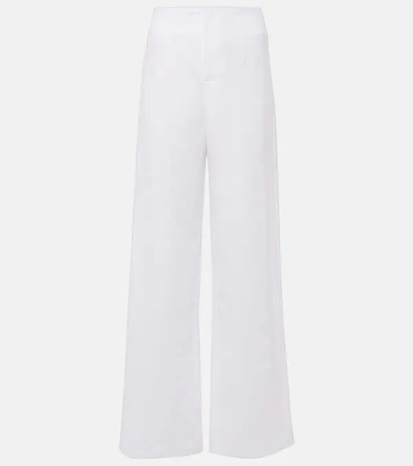 Faithfull The Brand Isotta High-rise Straight Linen Pants - White