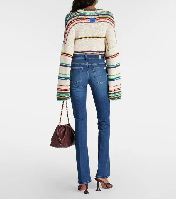7 For All Mankind Bootcut Jeans - Blue