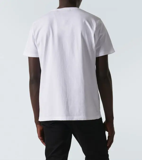 FRAME Logo Cotton Jersey T-shirt - White