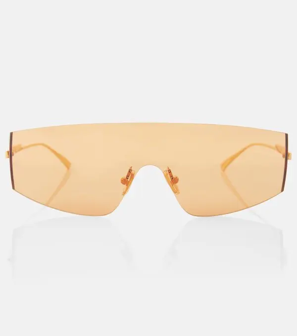 Bottega Veneta Shield Sunglasses - Orange