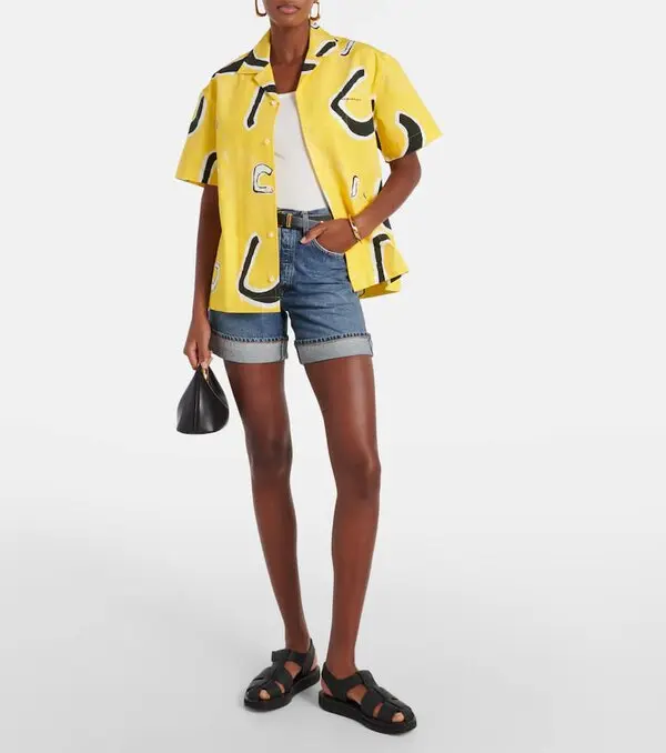 AGOLDE Dame High-rise Denim Shorts