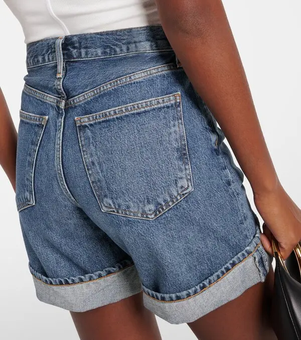 AGOLDE Dame High-rise Denim Shorts