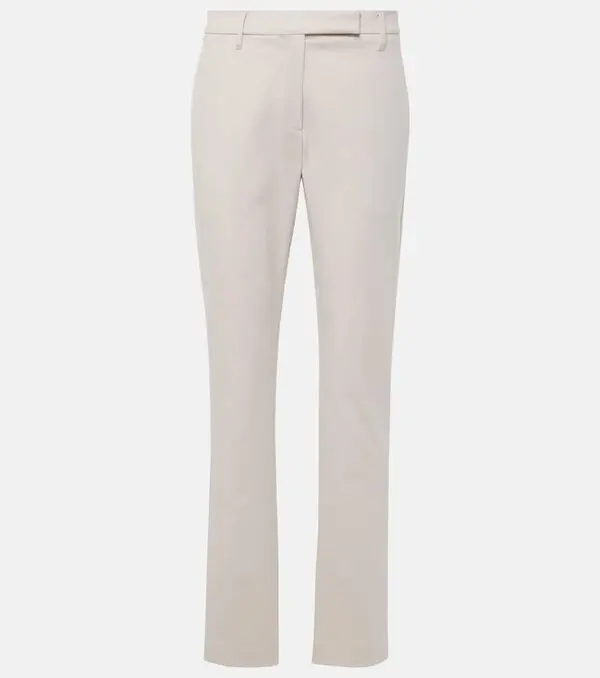 Brunello Cucinelli Cotton-blend Slim Pants