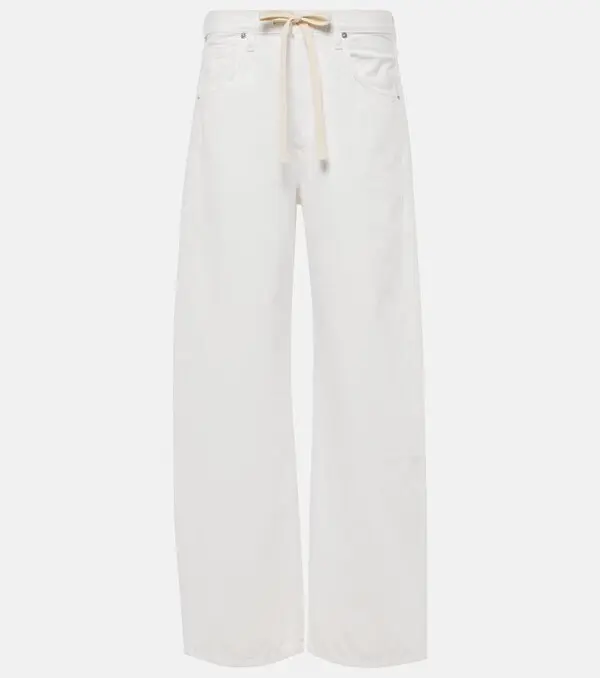 Citizens Of Humanity Brynn Wide-leg Jeans In Carob - White