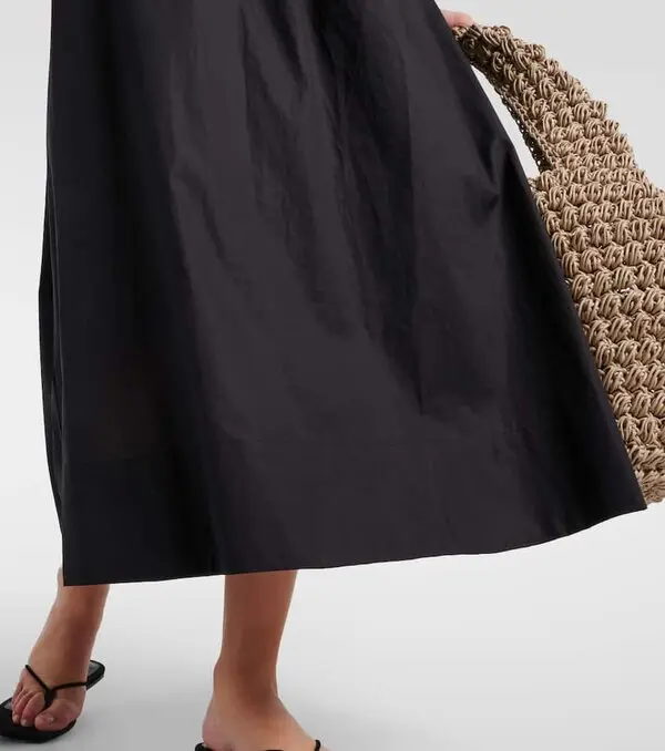 Faithfull The Brand Dominquez Midi Dress - Black - 30% Off | Editorialist